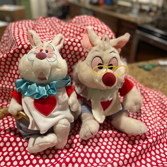Disney | Toys | Auth Disney Store Alice In Wonderland White Rabbit ...